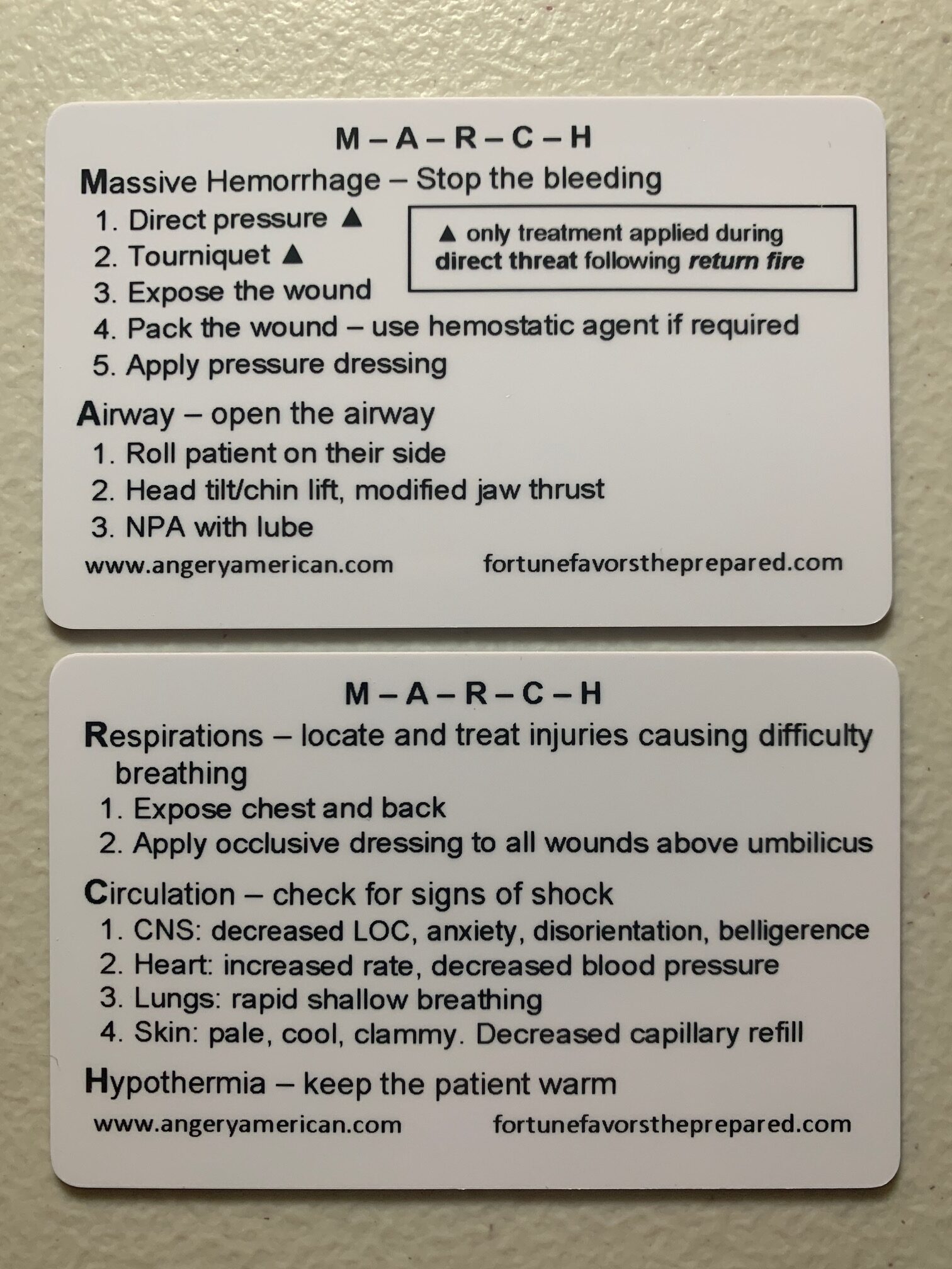 M-A-R-C-H Assessment - Fortune Favors the Prepared
