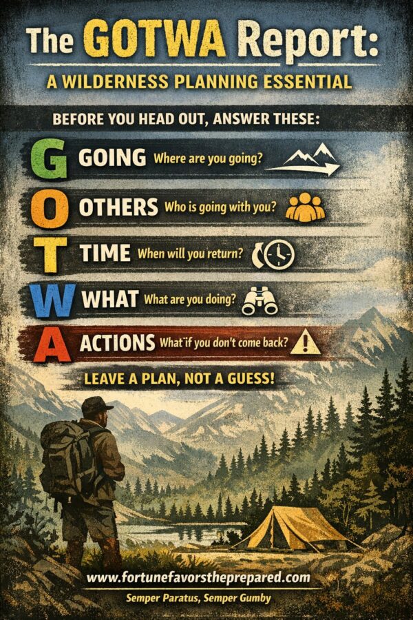 GOTWA Report - Fortune Favors the Prepared